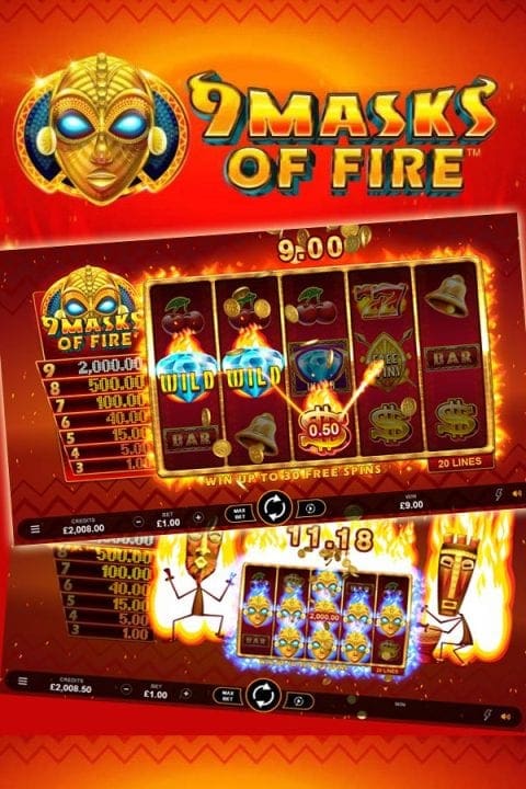 Why 9Masks of Fire Slot is so Popular?